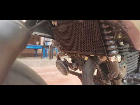 Pulsar N160 oil cool radiator upgrade. - YouTube