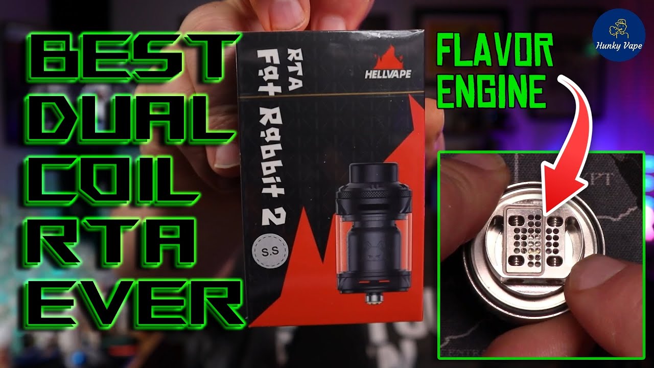Hellvape Fat Rabbit 2 RTA Best Flavor Dual Coil RTA Ever - YouTube