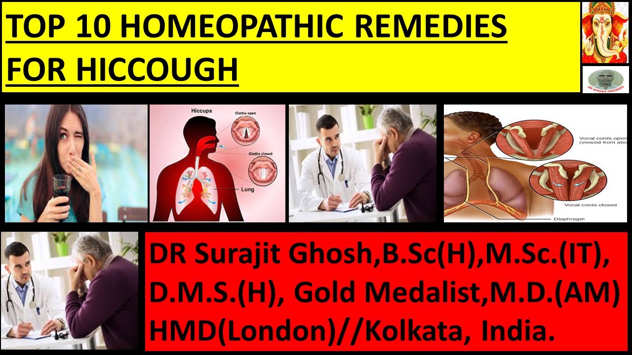 TOP 10 HOMEOPATHIC REMEDIES FOR HICCOUGH - YouTube