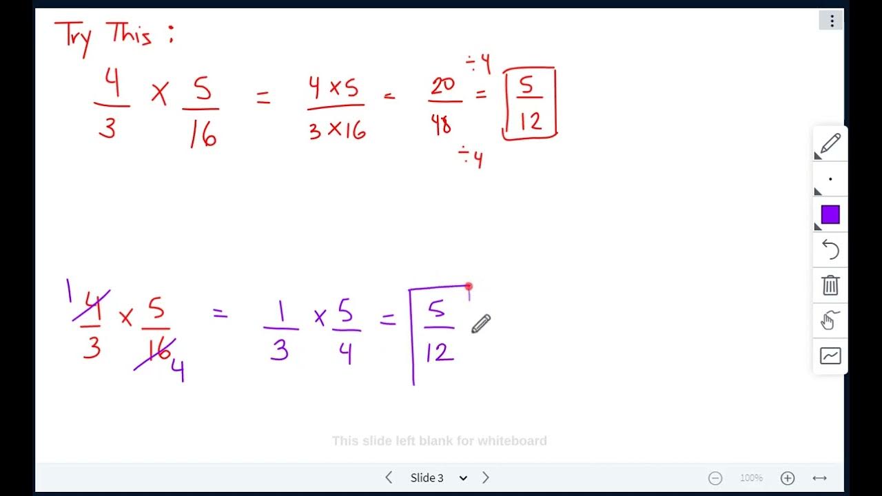 Multiplying Fractions - YouTube