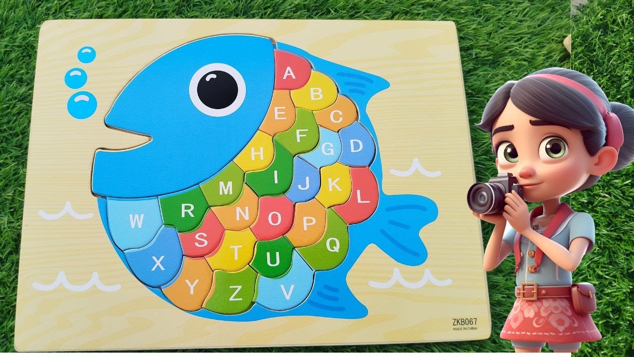 ABC Puzzle | Learn ABC in Minutes with FUN activity Puzzle, abcd, ABC ...