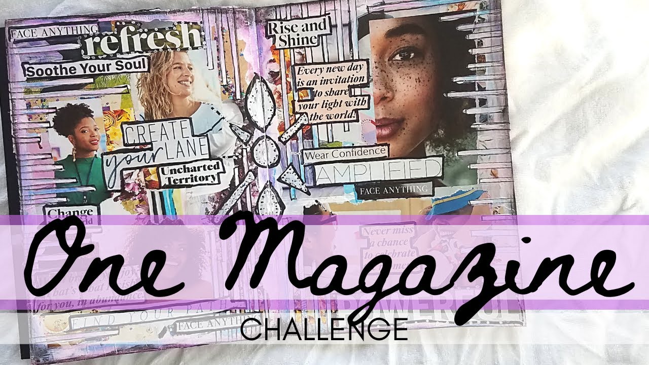 Face Anything | One Magazine Challenge #12 | Magazine Collage Art ...