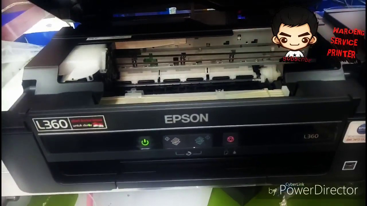 Printer epson L360 setup - YouTube