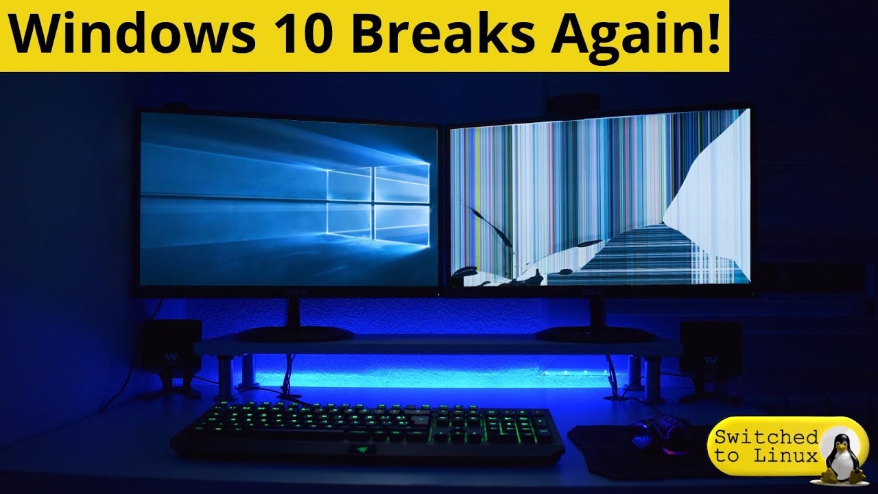Windows 10 Breaks Again! - YouTube