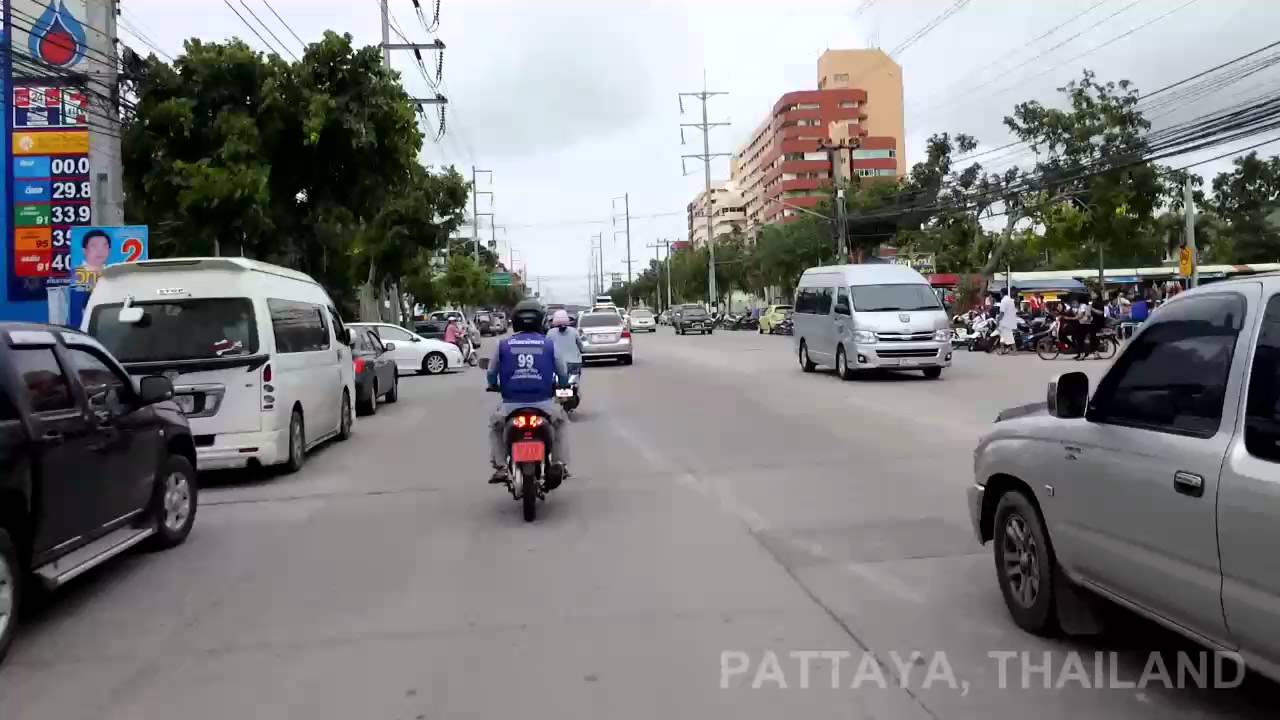 45 minute drive around Pattaya, Thailand - Part 2 - YouTube