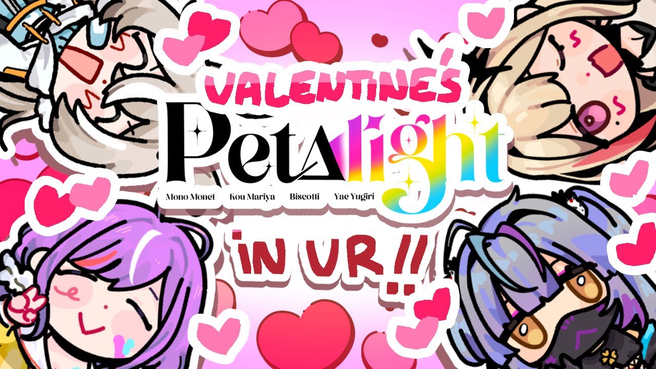 girls' date in 3D?! * VRCHAT #Petalight COLLAB【mono monet 💭🎨 V4Mirai ...