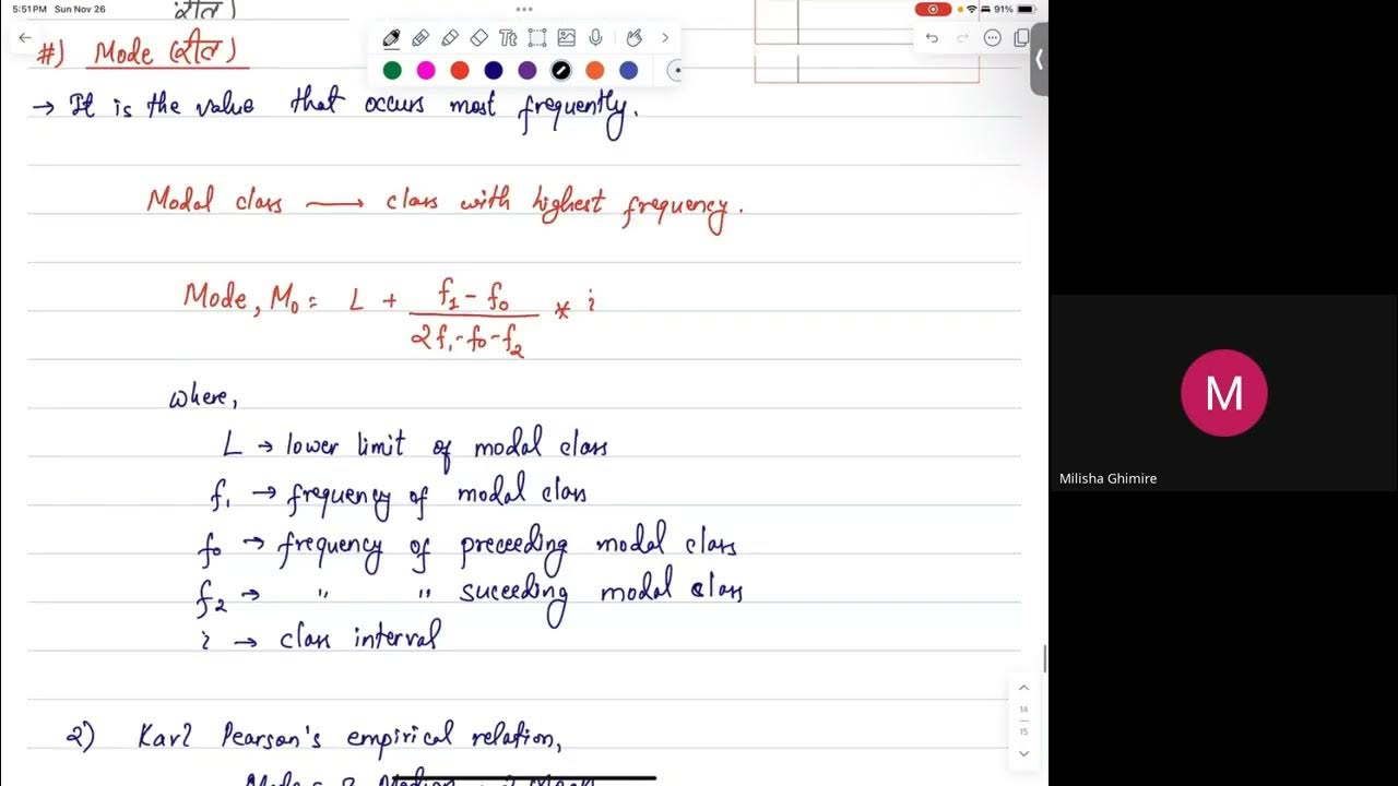 Day 26 Class 10 C Math || Statistics Lecture 3 || Class 10 C Math by Khemraj Sir - YouTube