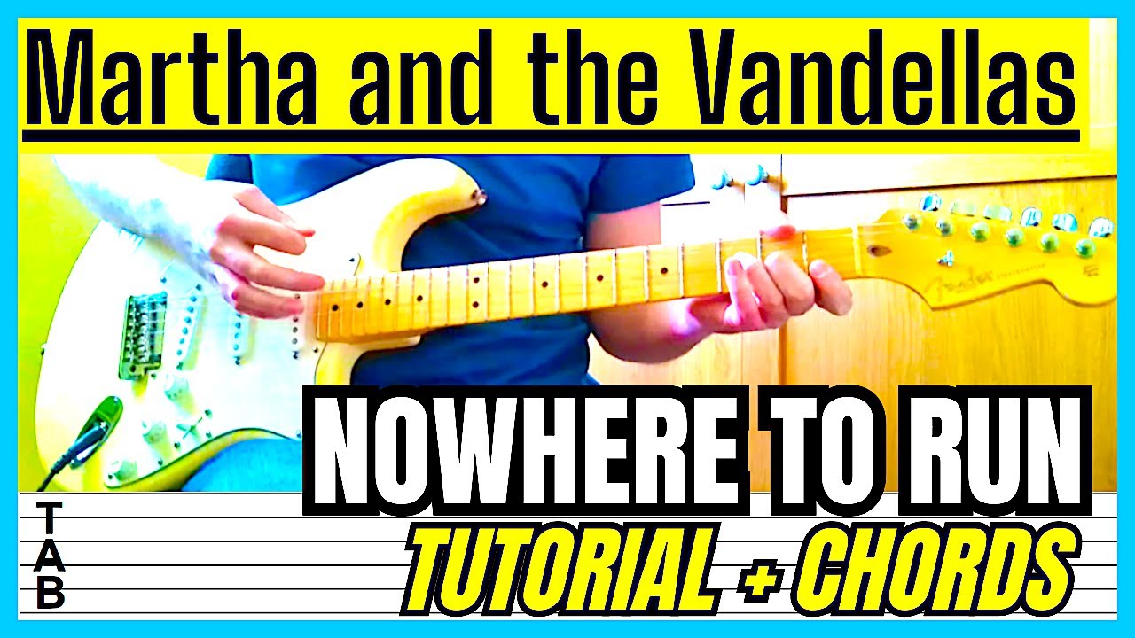 Martha and the Vandellas - Nowhere to Run (Guitar Cover) Lesson ...