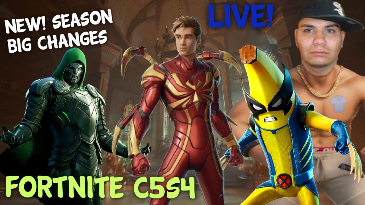 NEW! Fortnite C5S4 Dragons first look & Battlepass Giveaway @2k ...