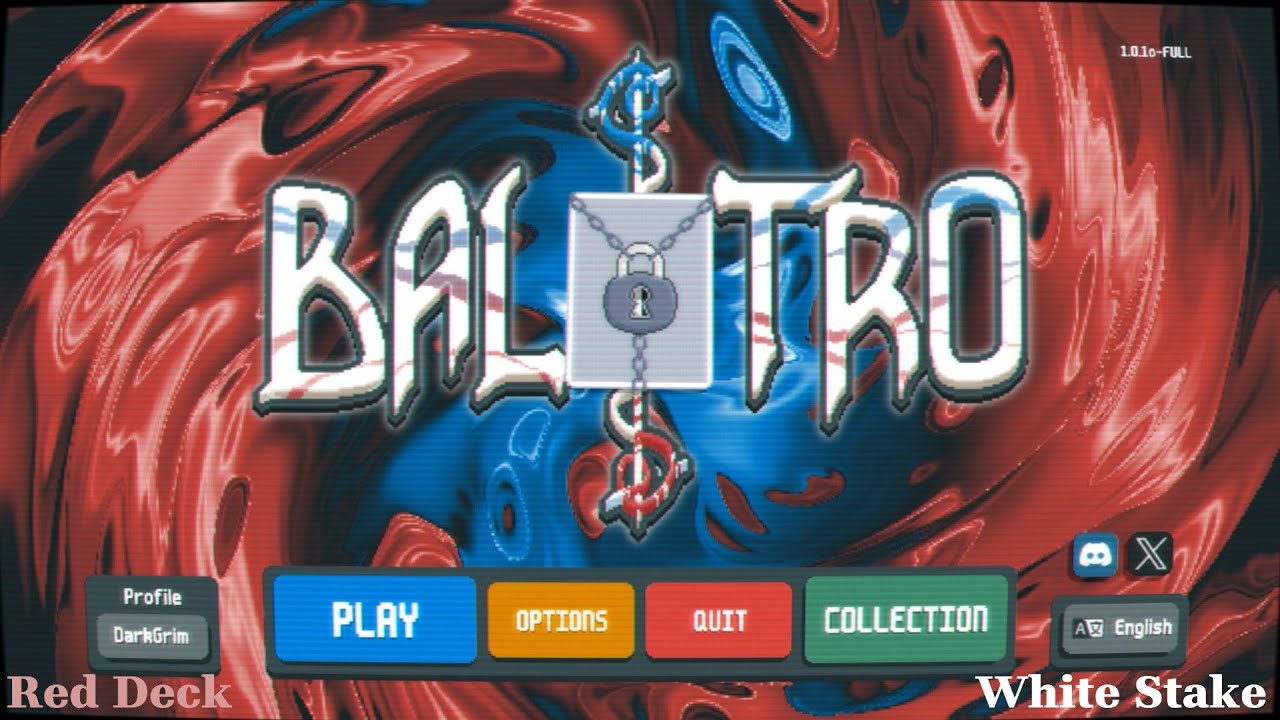 Balatro Gameplay Part 1 | The Red Deck - White Stake - YouTube