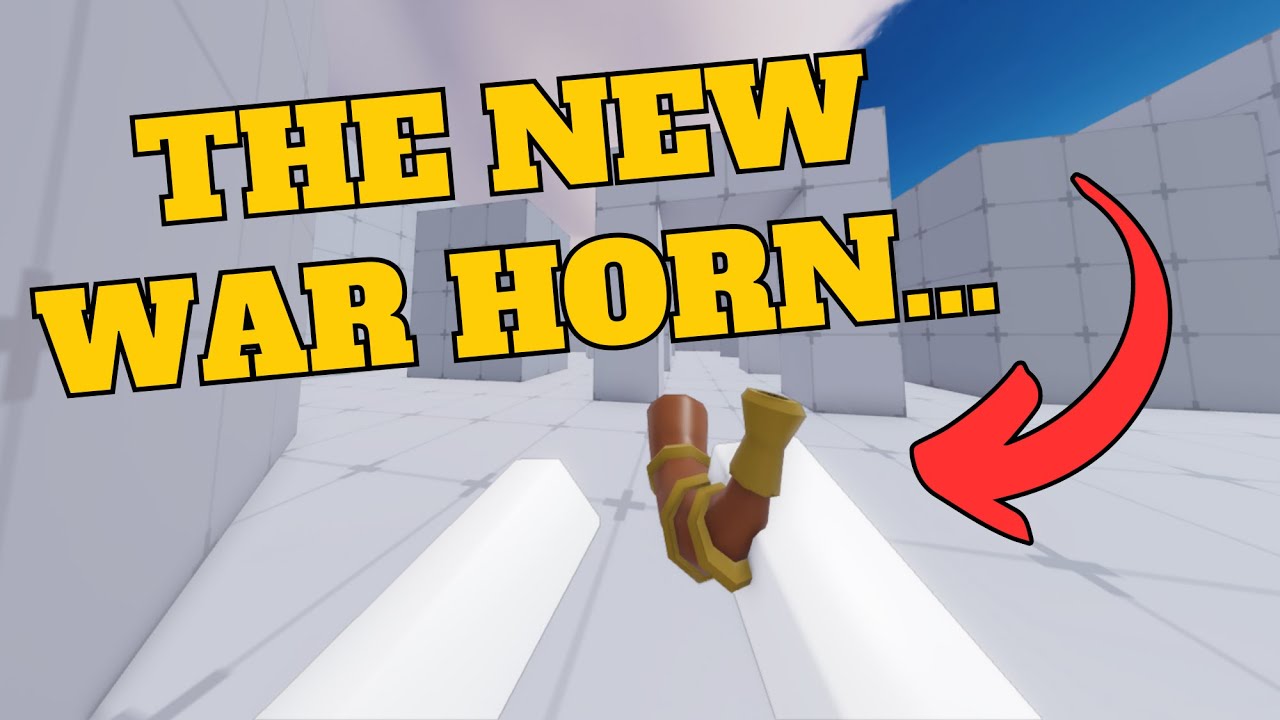 The New WAR HORN is INSANE... | Roblox Rivals - YouTube