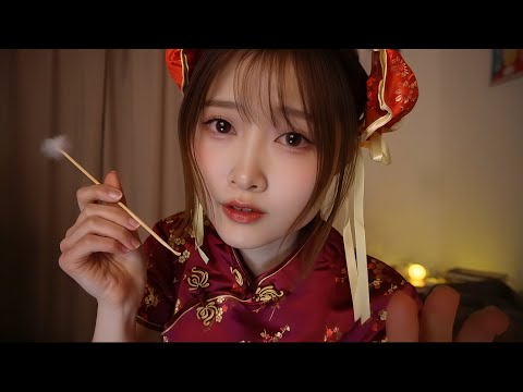 【ASMR】中国の耳かき屋さんロールプレイ🦻【中国語と日本語が混ざる新人の店員さん🔰】
