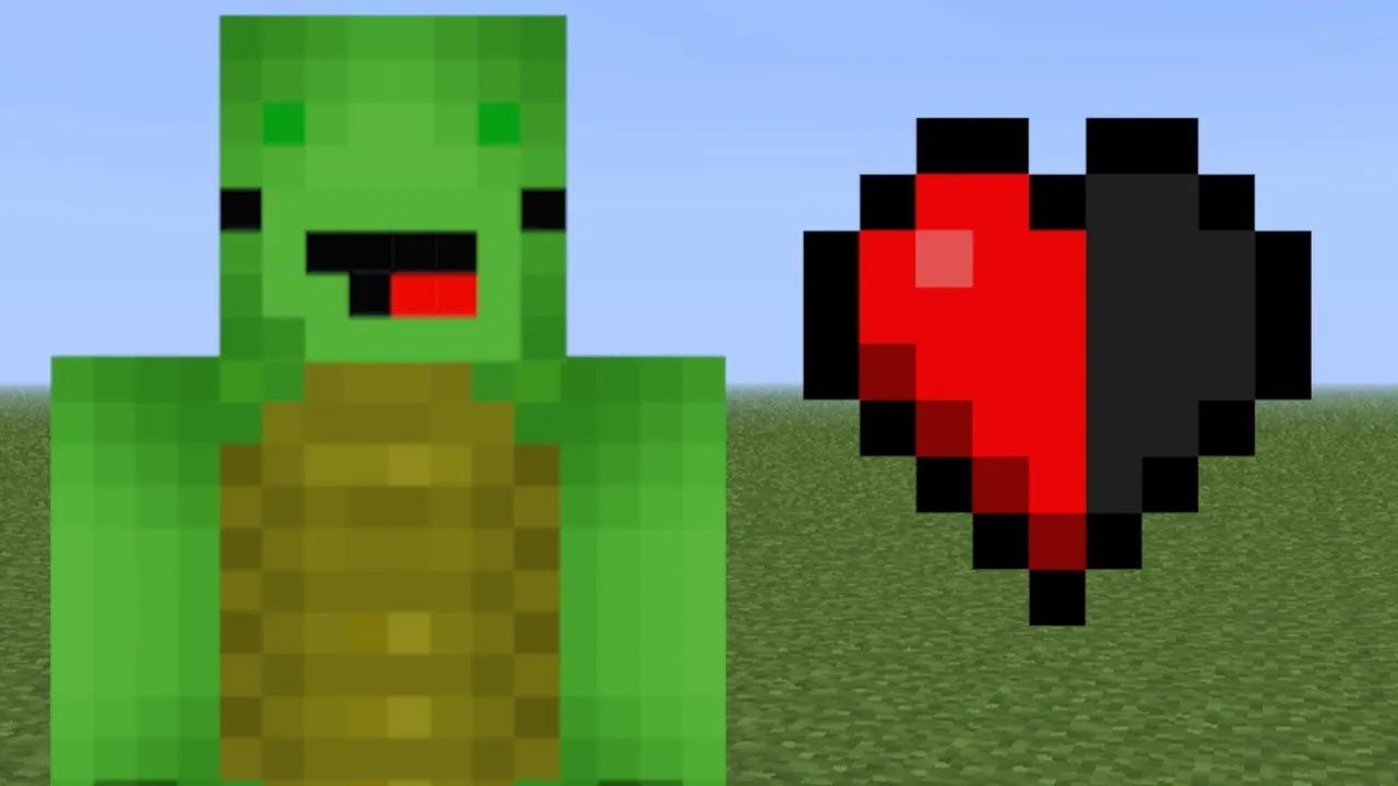 Minecraft Pero Con Medio Corazón - YouTube