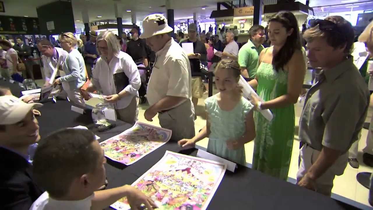 Jockey Autograph Signing Preakness - YouTube