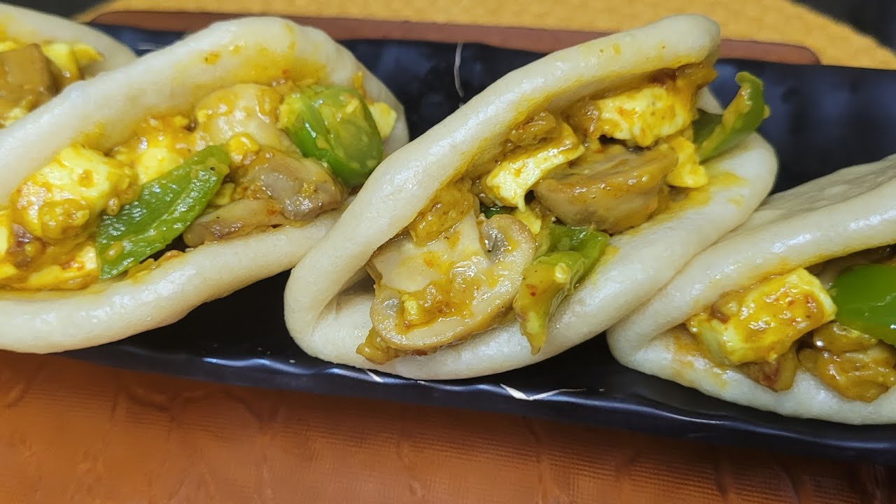 The BEST Steamed Bao Buns Recipe | How To Make Bao Buns With Mushroom ...