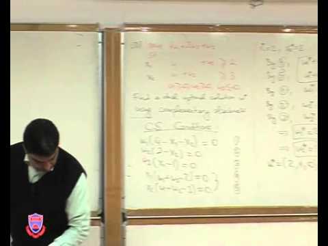 IE-202 Introduction to Modeling and Optimization Lecture 35 - YouTube