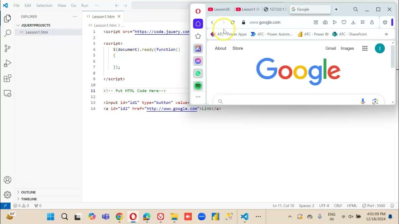 Lesson18- Set attr - JQuery 1000 Videos - YouTube