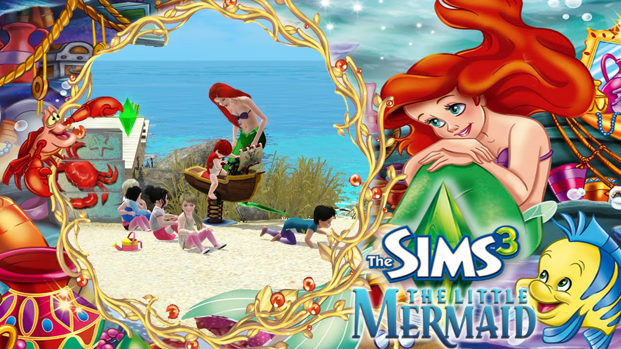 The Sims 3 The Little Mermaid #36 ตอนพิเศษของลูกนางเงือกตัวน้อยๆ - YouTube