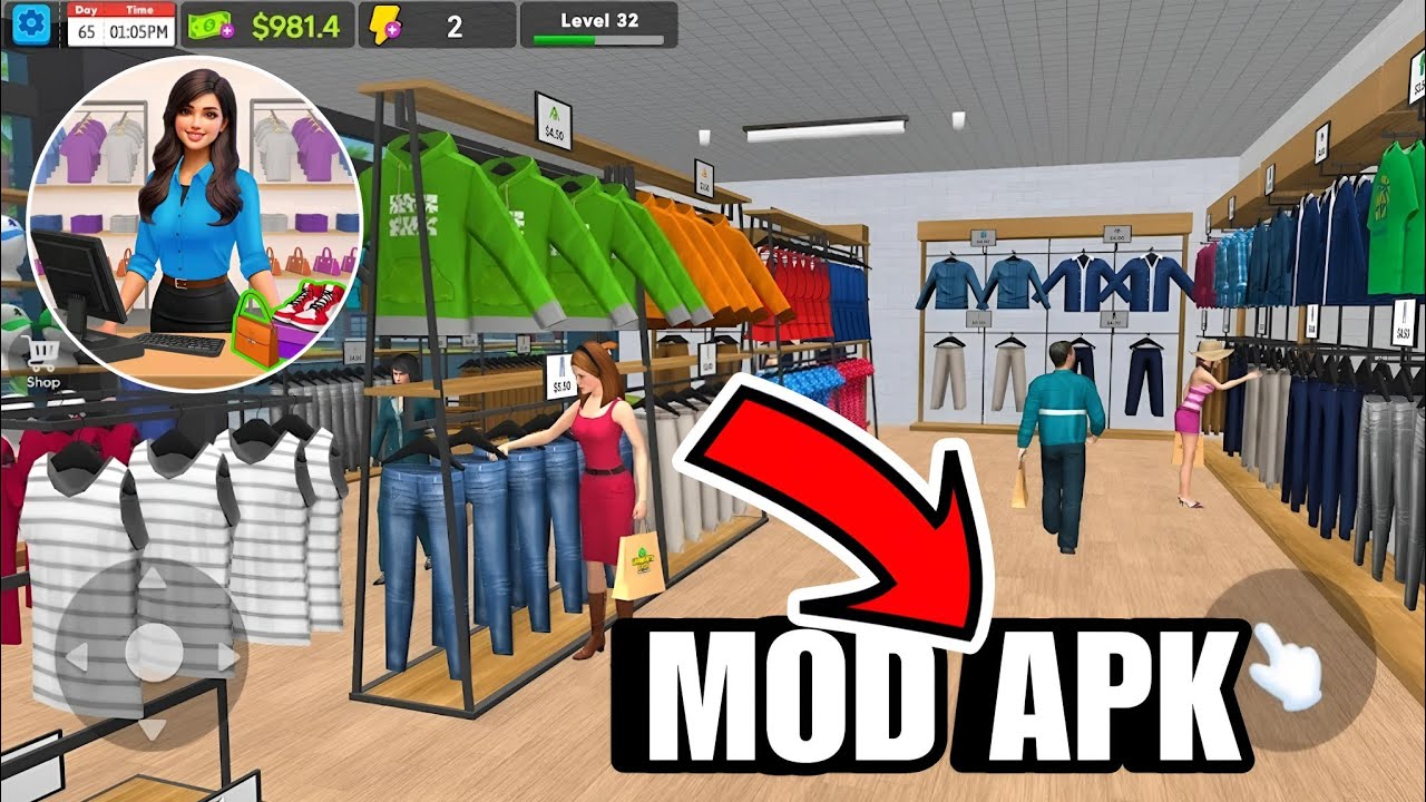 Clothing Shop - Simulator Game Add level Unlimited Money 🤑 Free ...