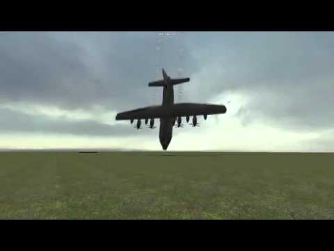 Garrys Mod Flying an AC130 - YouTube