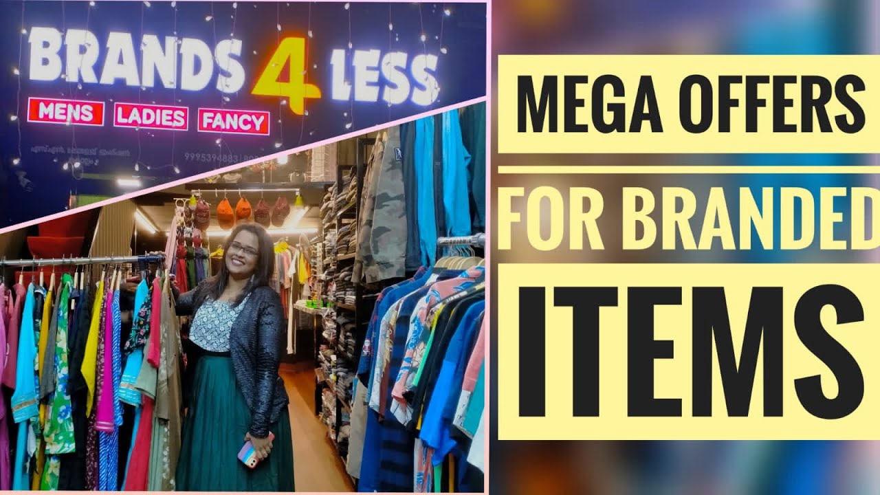 Mega Offers for Branded Items | Brands 4 Less | Branded surplus | - YouTube