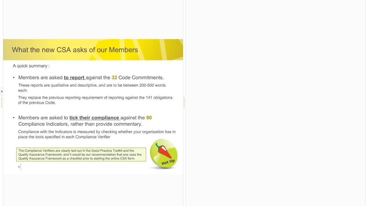 ACFID Code of Conduct Self Assessment Explained - YouTube