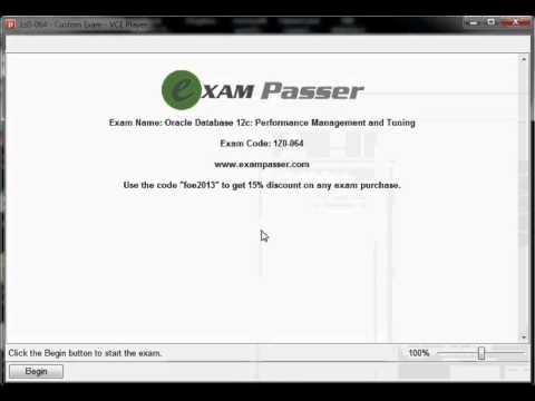1Z0-064 Oracle Database 12c: Performance Management and Tuning - YouTube