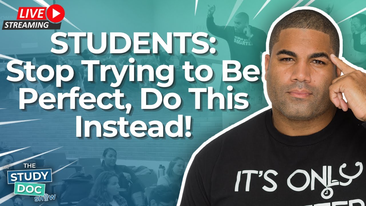 Students: Stop Pressuring Yourself to Be Perfect! - YouTube