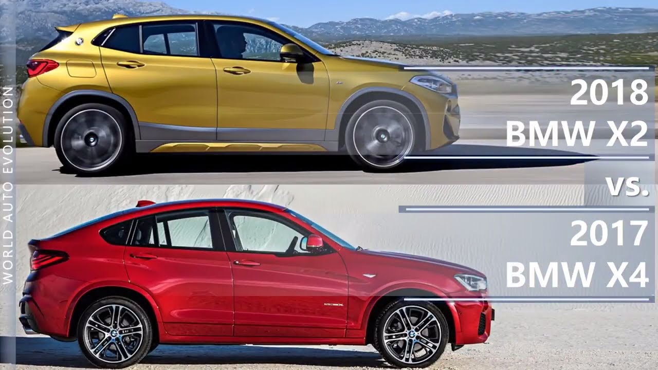 2018 BMW X2 Vs 2017 BMW X4 technical Comparison YouTube