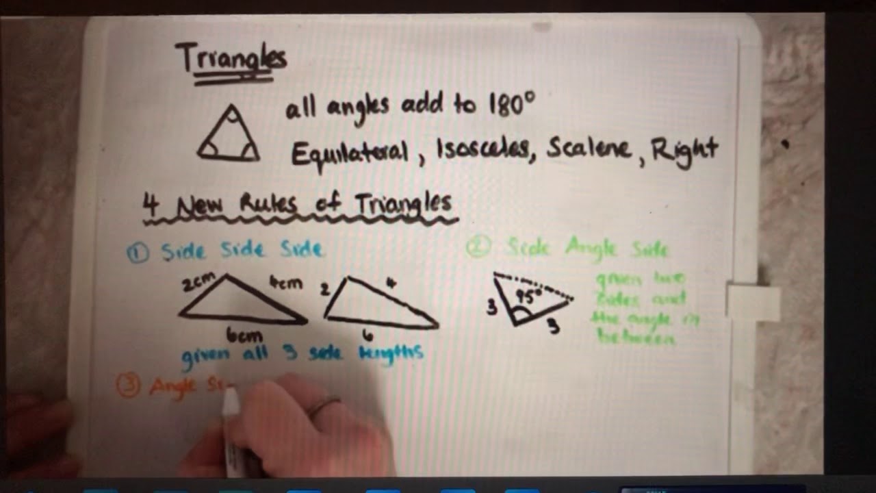 Flipped Math! Properties of triangles - YouTube