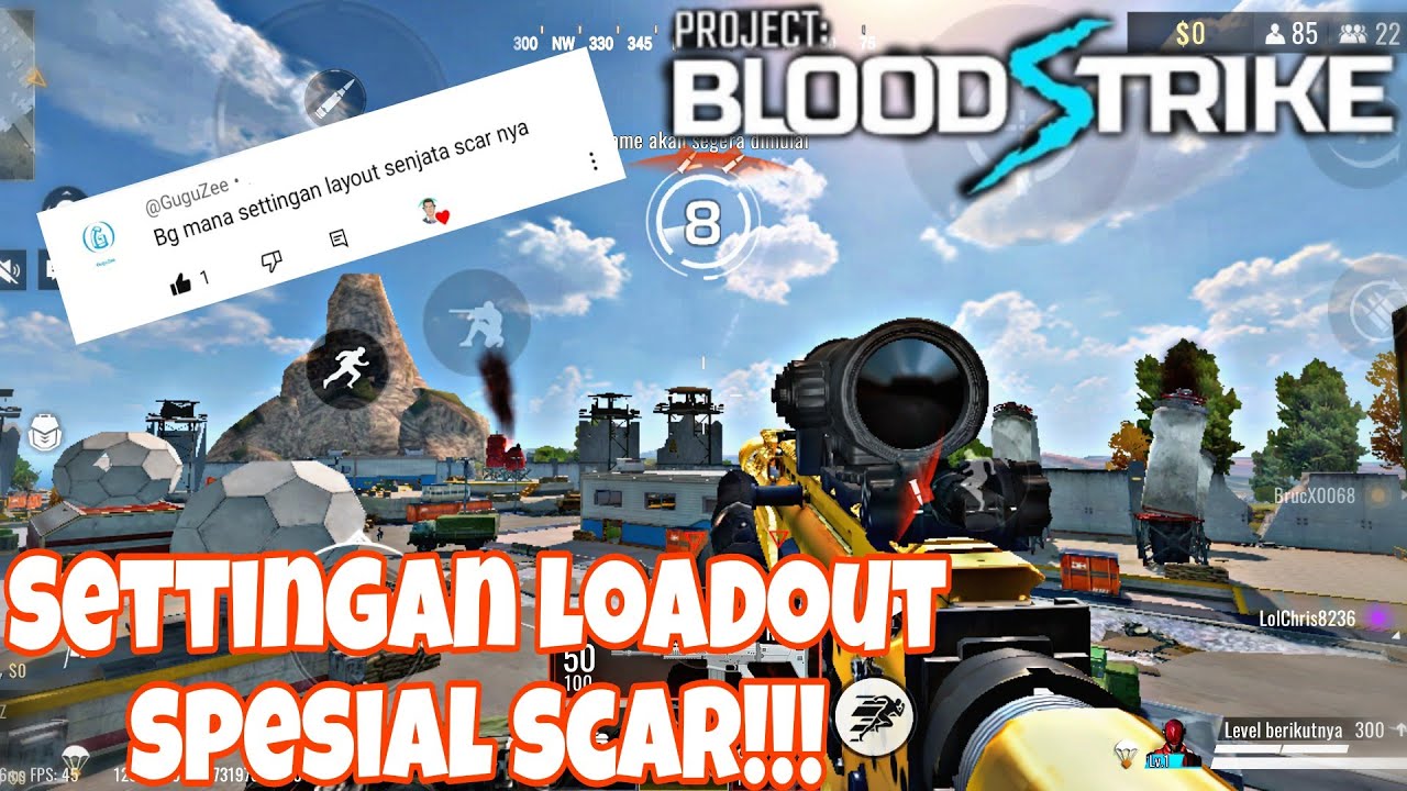 INI DIA SETTINGAN SCAR SPESIAL 2024 DARI LOADOUT!!! - GAMEPLAY PAKE ...