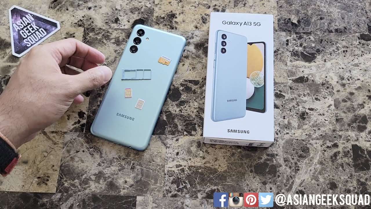 MicroSD, SIM and testing out Dual SIM with the Samsung Galaxy A13 5G ...
