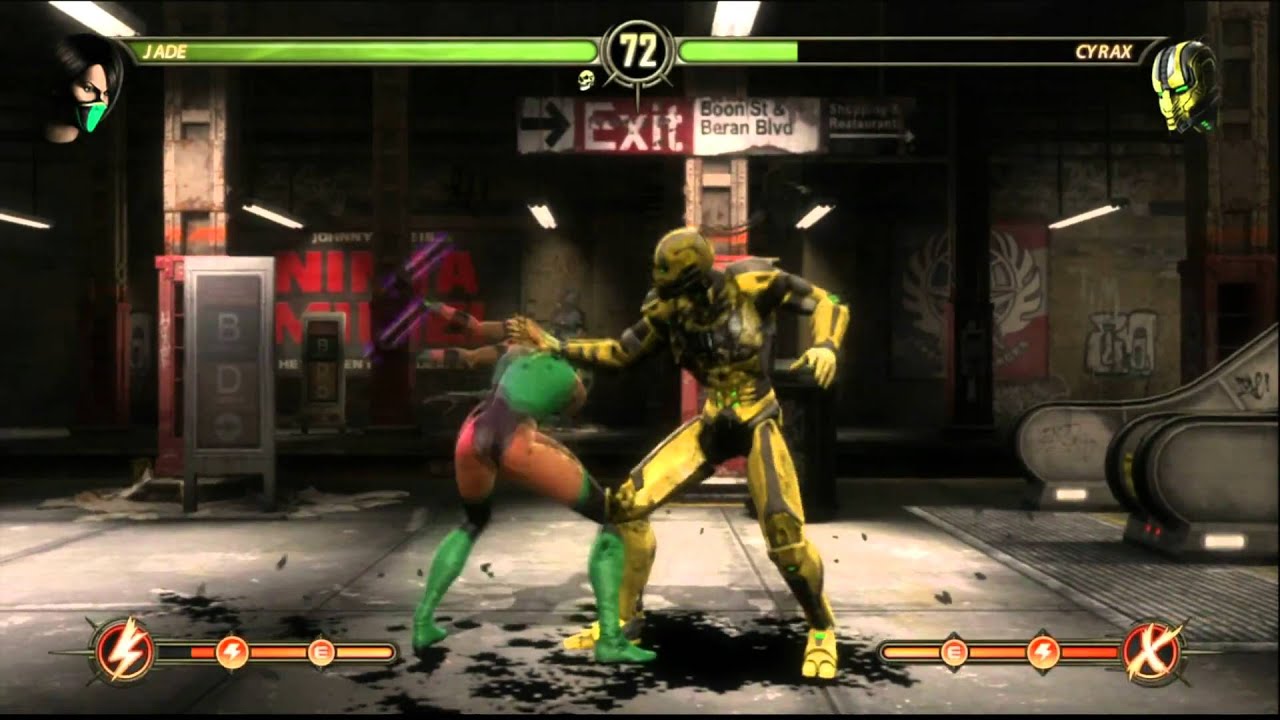 Mortal Kombat 9 - Jade Klassic Kostume - YouTube