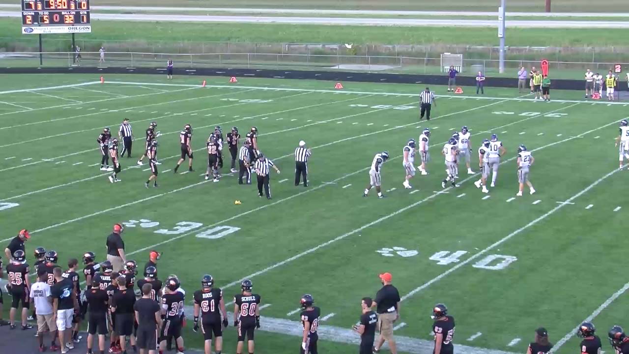 Oregon Panthers Varsity Football vs. Waunakee - YouTube