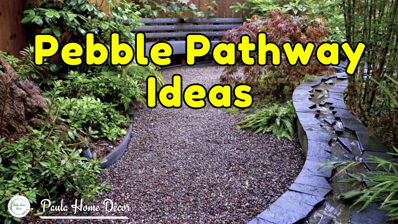 Step Into Nature Pebble Garden Pathway Inspirations Gravel Garden Path ...