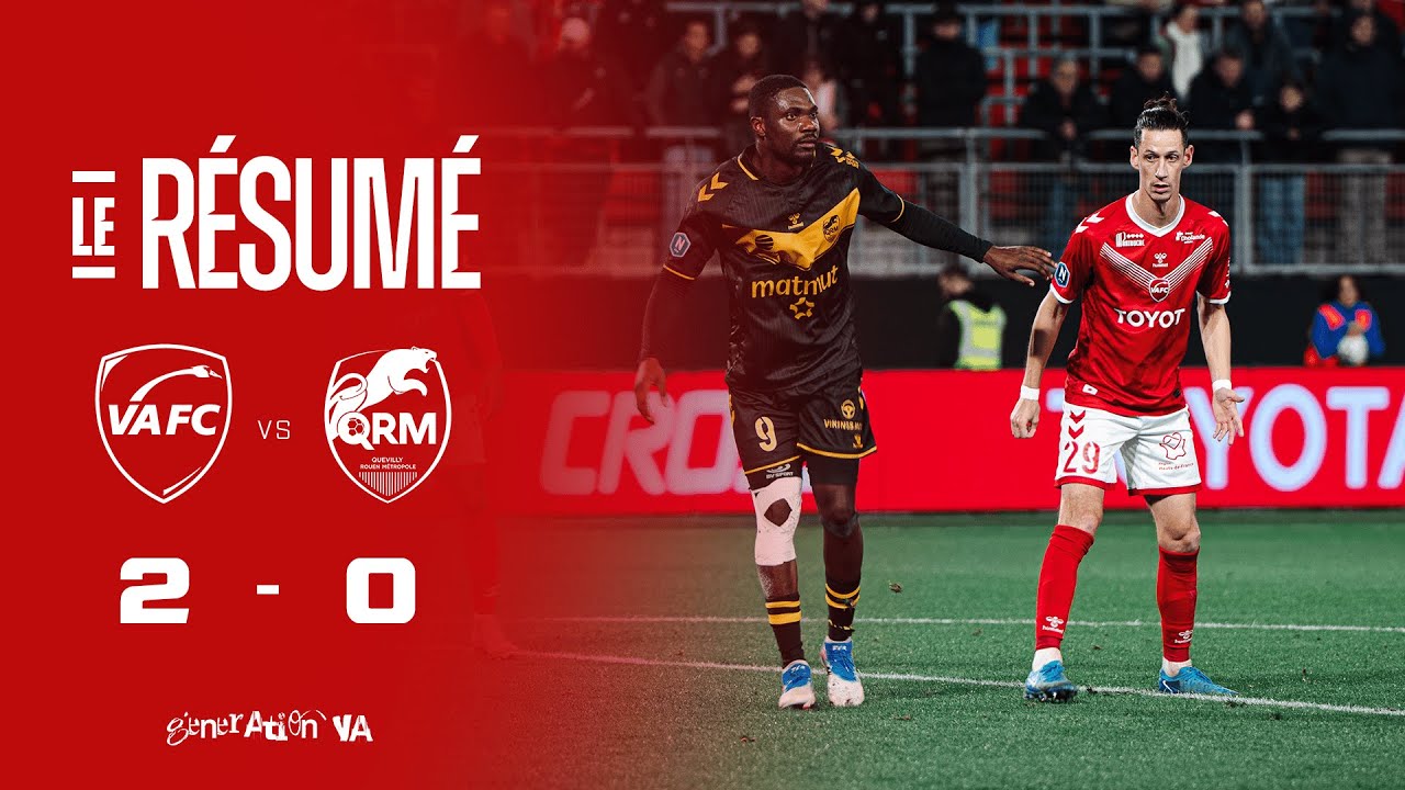 🎥 VAFC 2-0 QRM : le résumé vidéo - YouTube