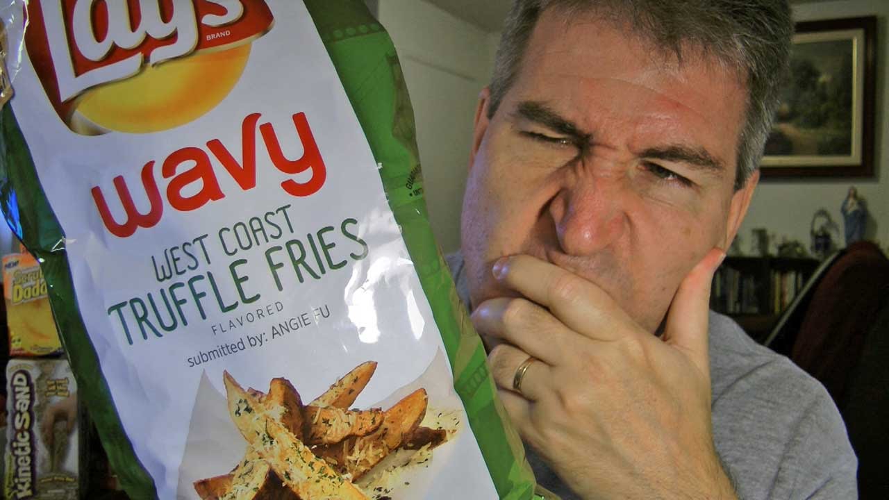 Lays West Coast Truffle Fries Flavor Chips REVIEW (Do Us A Flavor 2015 ...