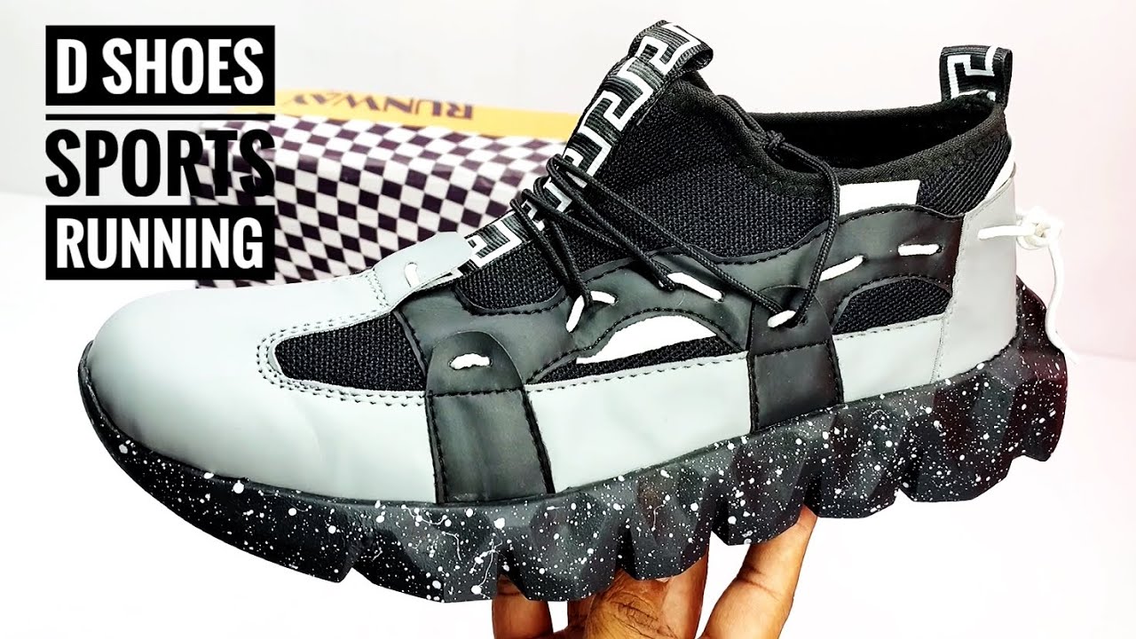 D Shoes Sports Running Shoes for Men's Unboxing & Review - YouTube