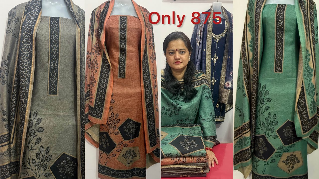 Pure pashmina with pashmina stole only in 875 with free shipping (Budha ...