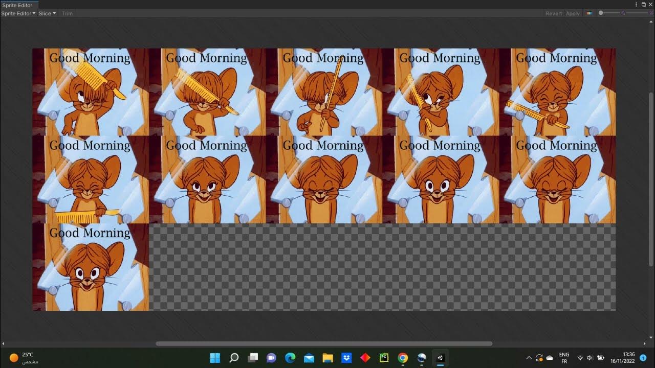 Add gif file to unity3D : create sprite from gif file - YouTube