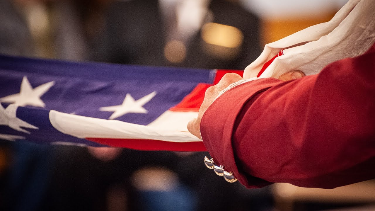 Masonic Lodge Ceremony - The Honorable Folding Of The Flag - YouTube