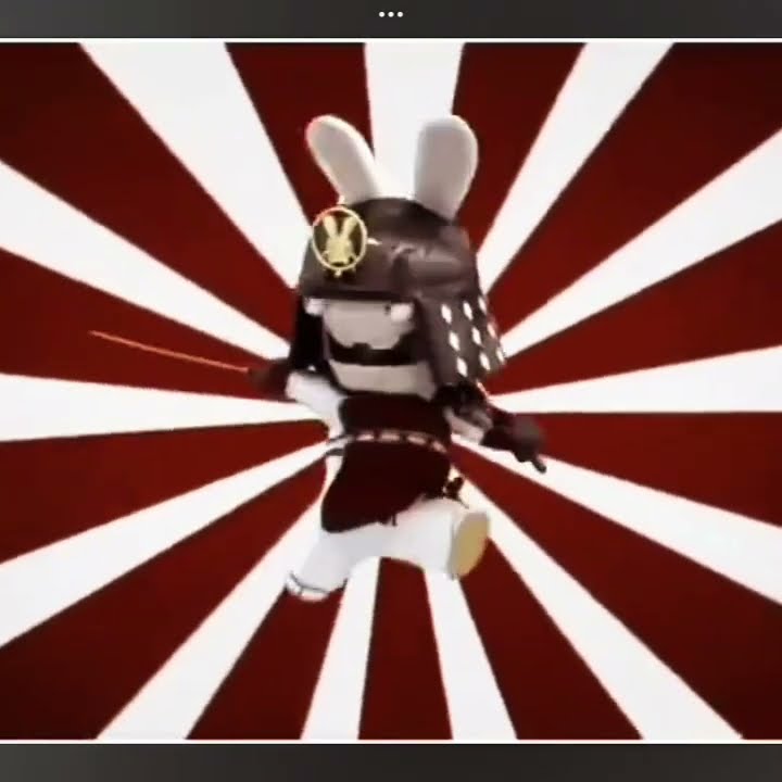 Rabbids Japanese empire take a samurai#rabbids #samurai - YouTube