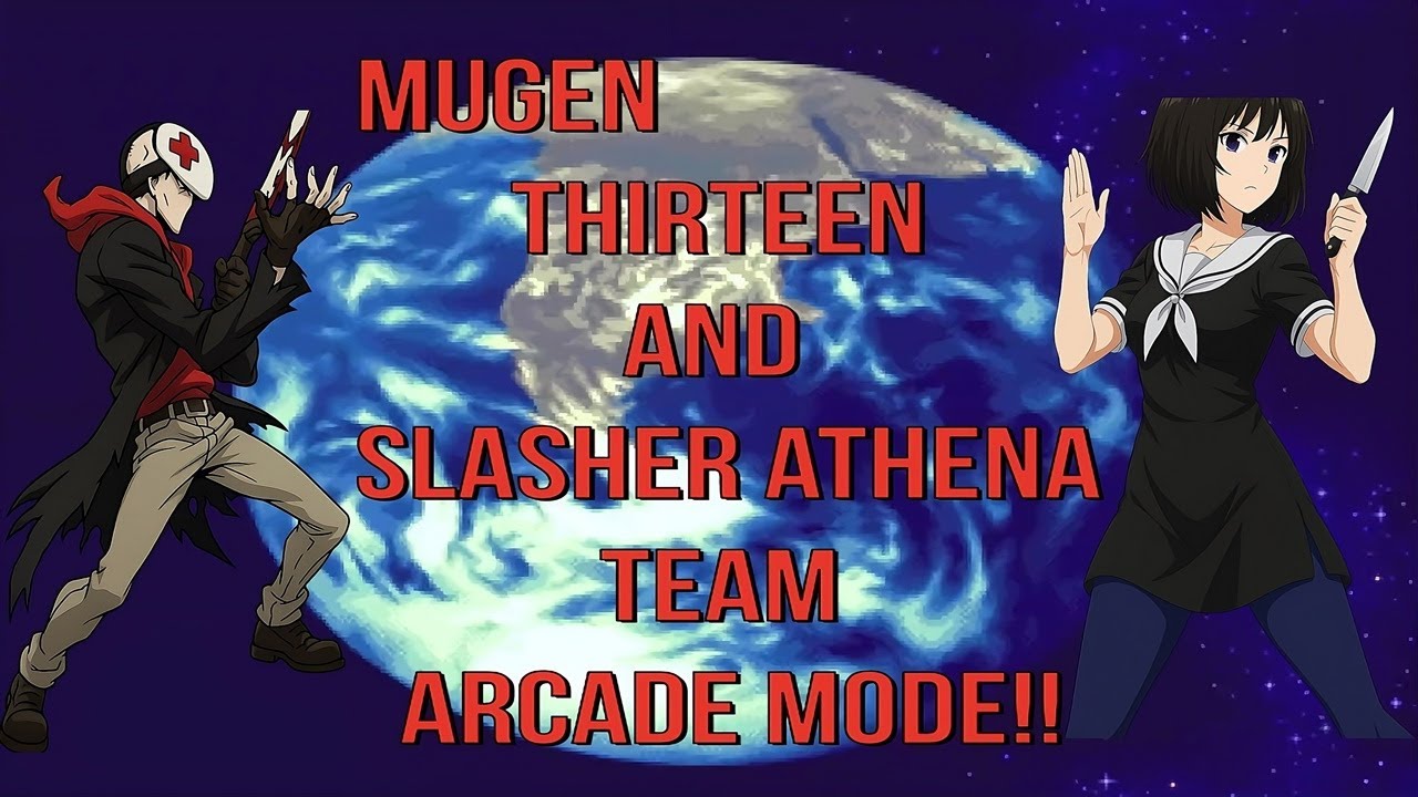 MUGEN Thirteen (CvS) And Slasher Athena Asamiya (KOF Anthology Style ...