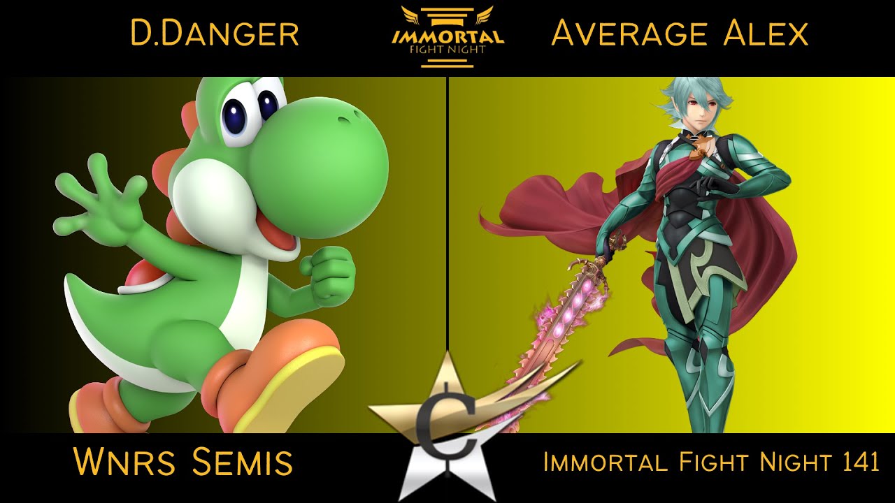 Immortal Fight Night 141 Wnrs Semis - D.Danger (Yoshi) vs Average Alex (Corrin) - SSBU - YouTube