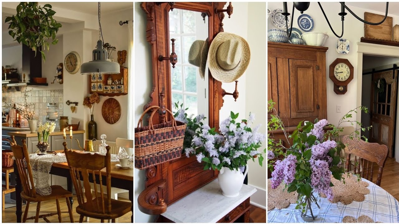 150+ Vintage style cottage home decorating ideas. Nature inspired ...