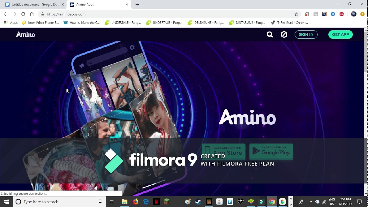 How to get amino on your computer laptop etc - YouTube