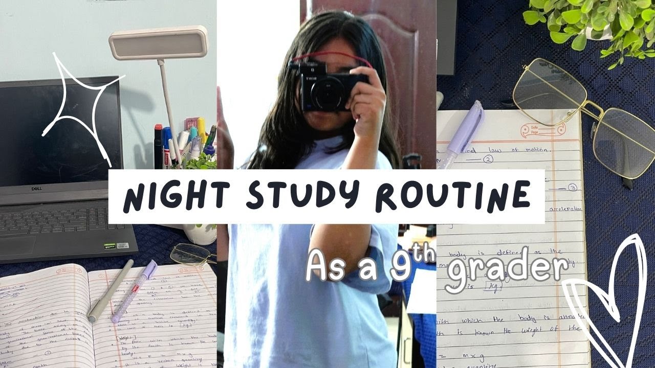 Night Study Routine As A 9Th Grader |#learnwithpriyanshi #studyroutine ...