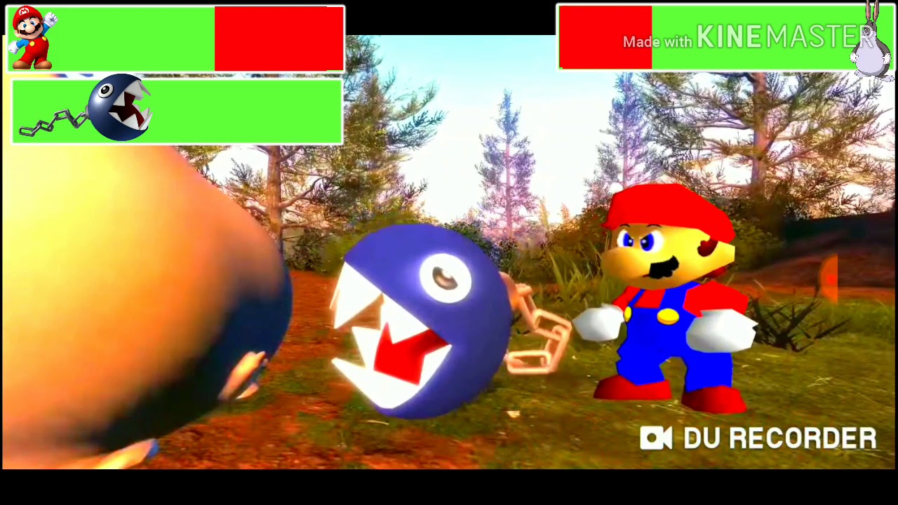 Mario vs. Big Chungus with healthbars - YouTube