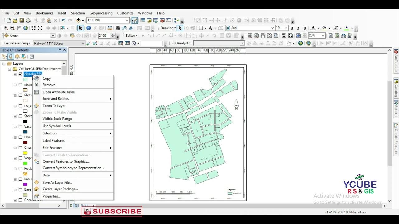 Parcels Digitization and Geodatabase Creation using ArcGIS 10.6 - YouTube