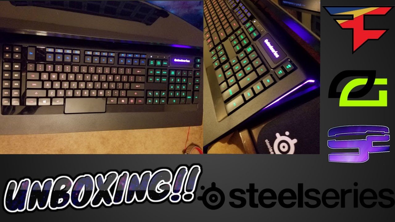 STEELSERIES APEX 350 UNBOXING!! - YouTube